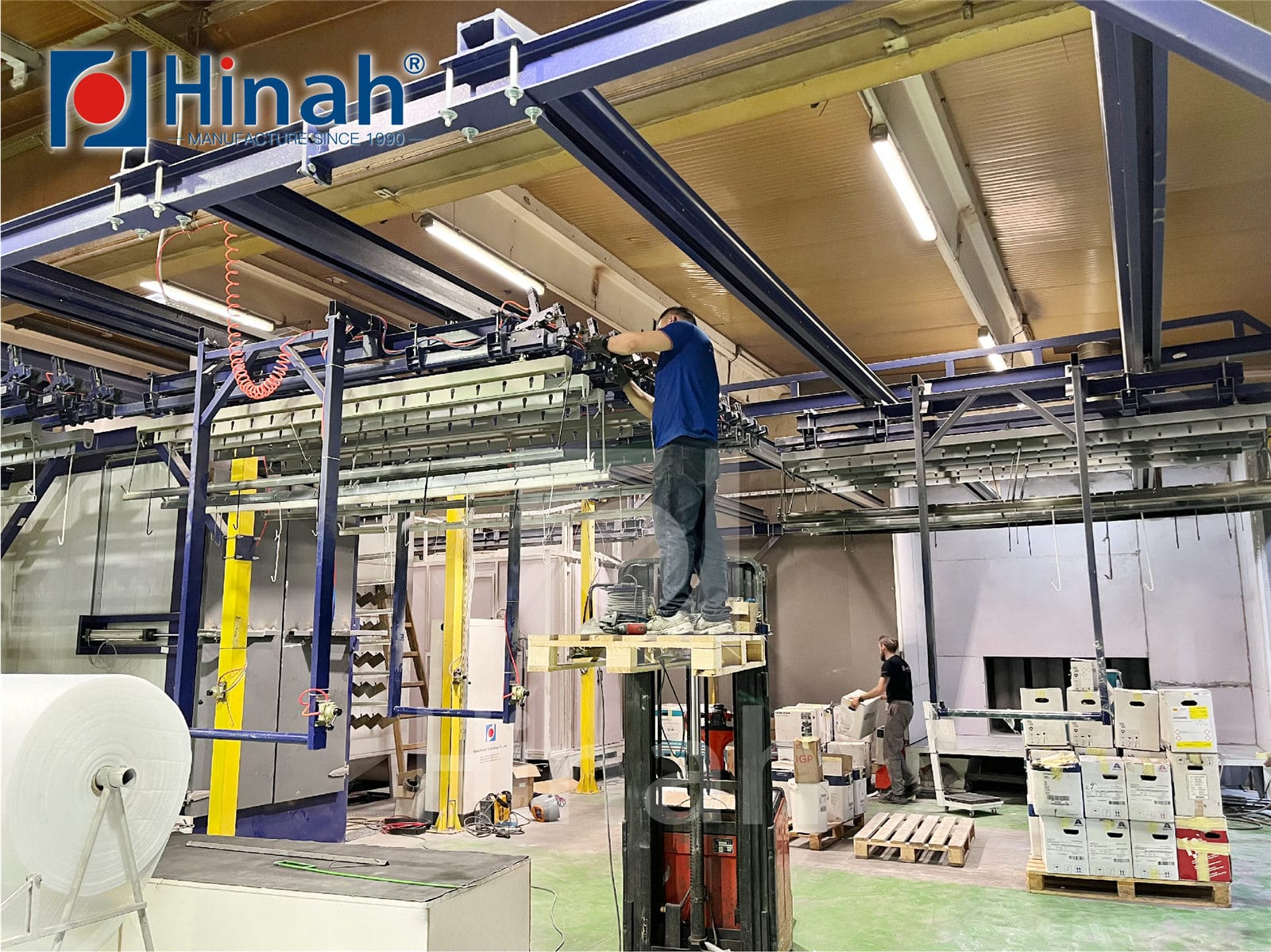 Eliminate Discoloration in Metal Shelves Powder Coating Line- Powder ...