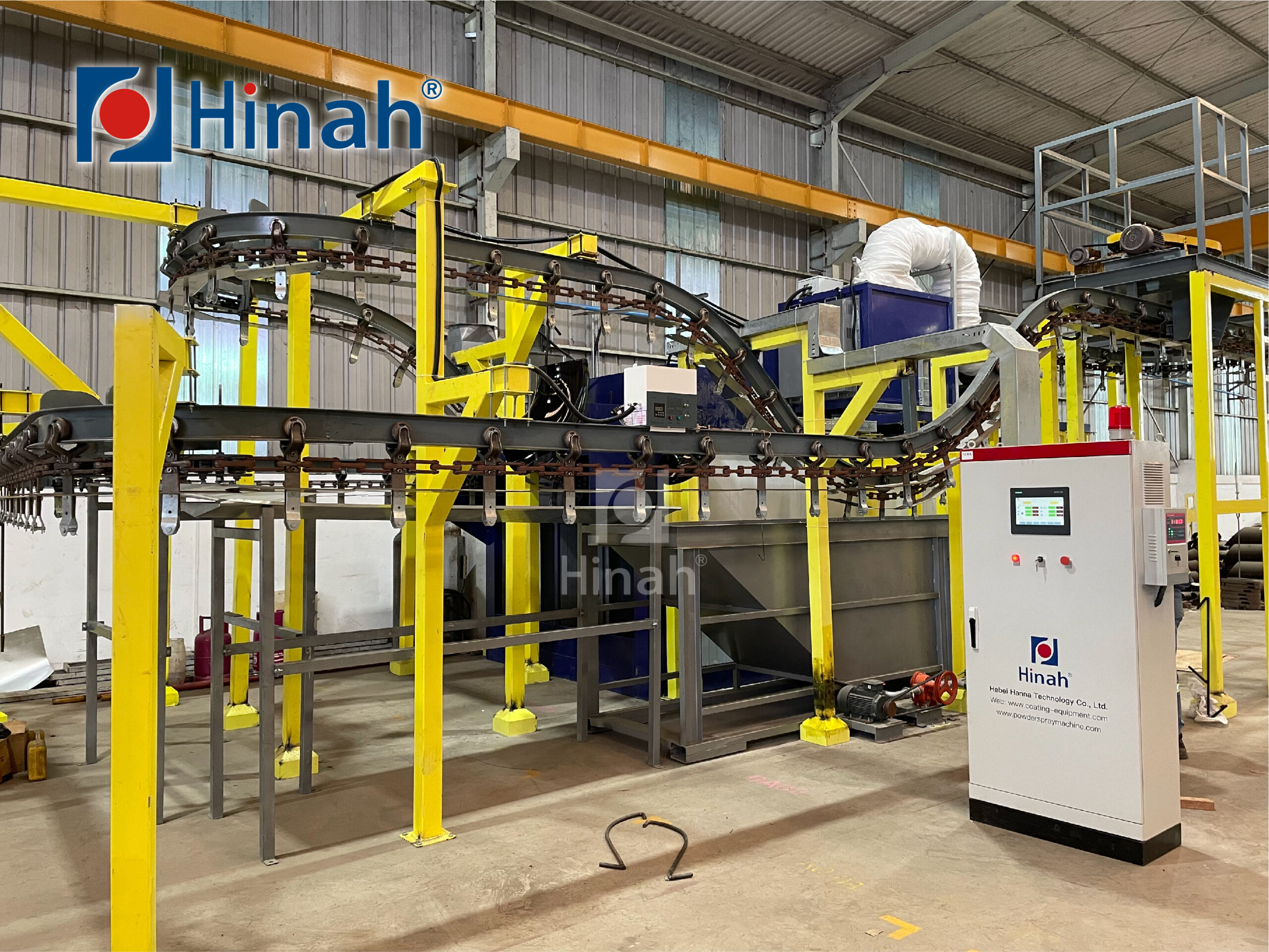 Liquid Dipping Line For Flange Profile - Powder Coating Line - Hinah