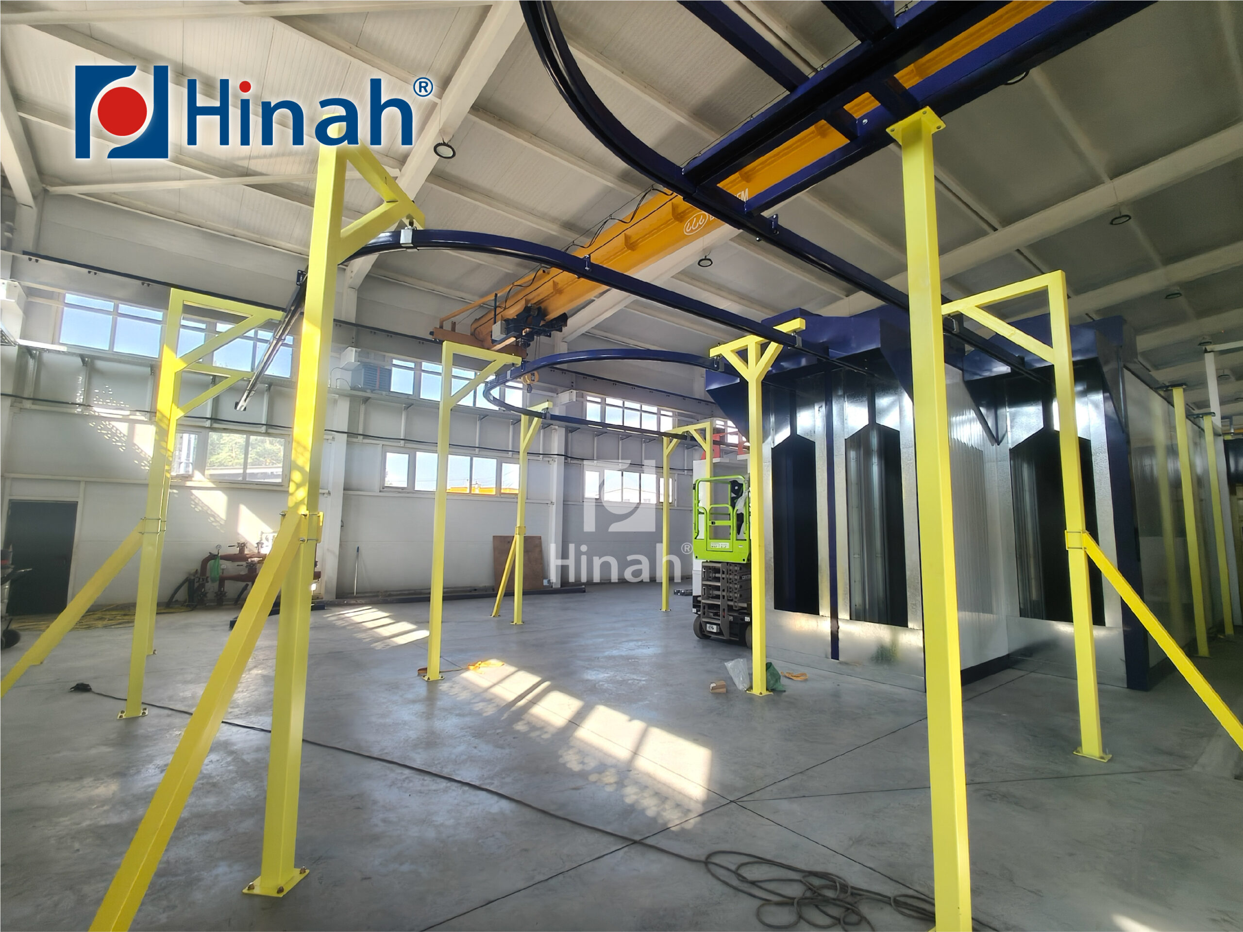 Workpiece Hanging Design in Automatic Powder Coating System- Powder ...